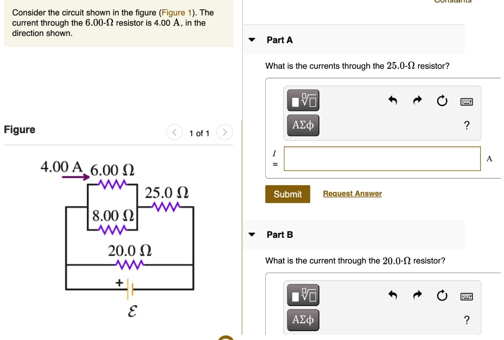 consider the circuit shown in the figure figure 1 the current through ...