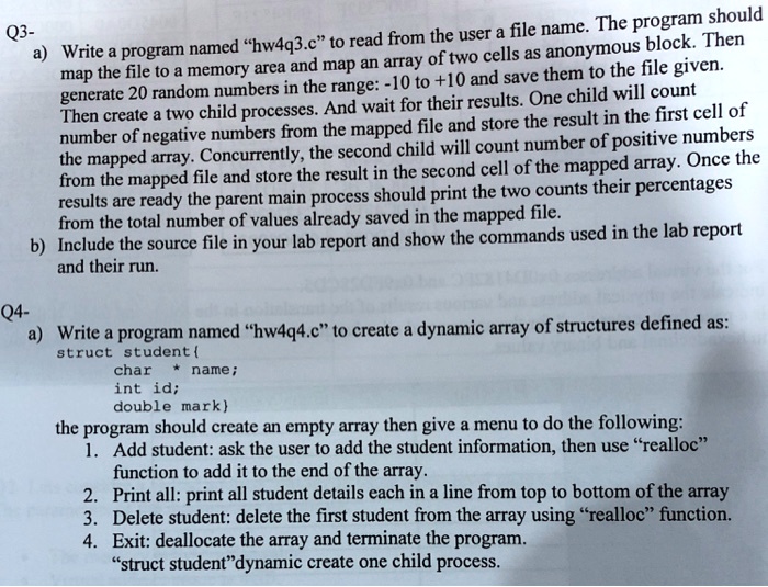 SOLVED: Text: Programs in C Q3 - Generate 20 random numbers in the range: -10 to +10 and save ...