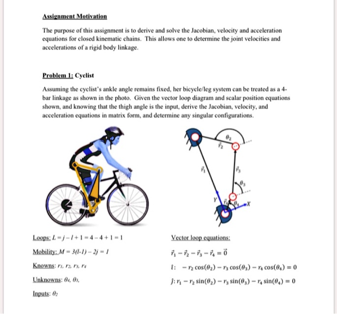 SOLVED: Assignment Motivation The purpose of this assignment is to derive and solve the Jacobian ...