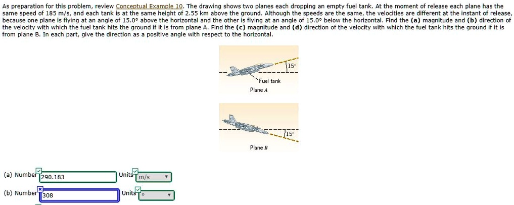SOLVED: As preparation for this problem, review Conceptual Example 10. The drawing shows two ...
