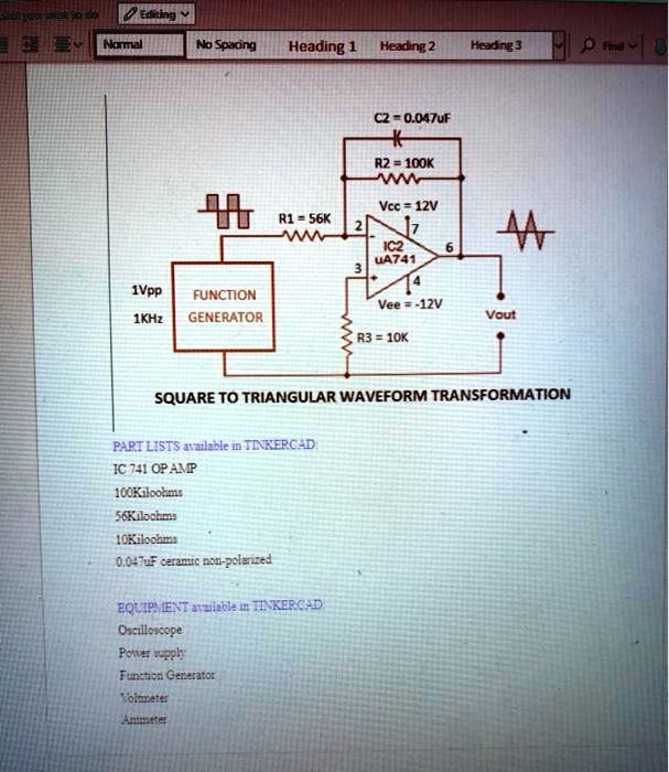 Video Solution I Need To Connect This Circuit In Tinkercad Program Using A Breadboard To Do The