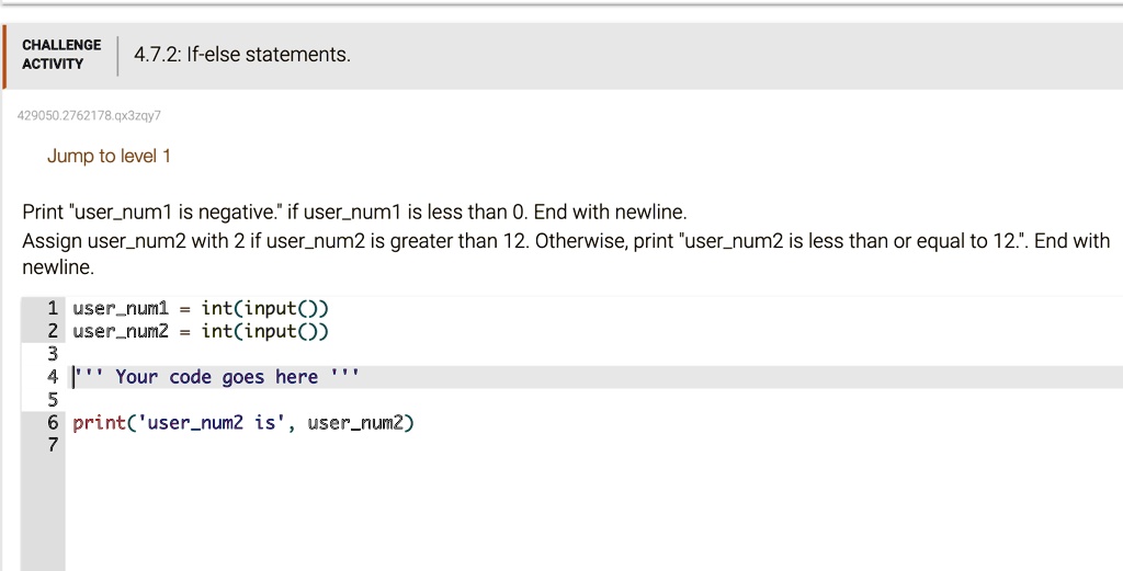 challenge activity 472 if else statements 4290502762178qx3zqy7 jump to ...