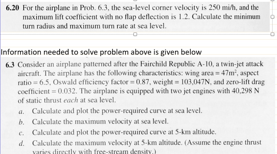 SOLVED: Please help with problem 6.20, I gave prob 6.3 as context for ...