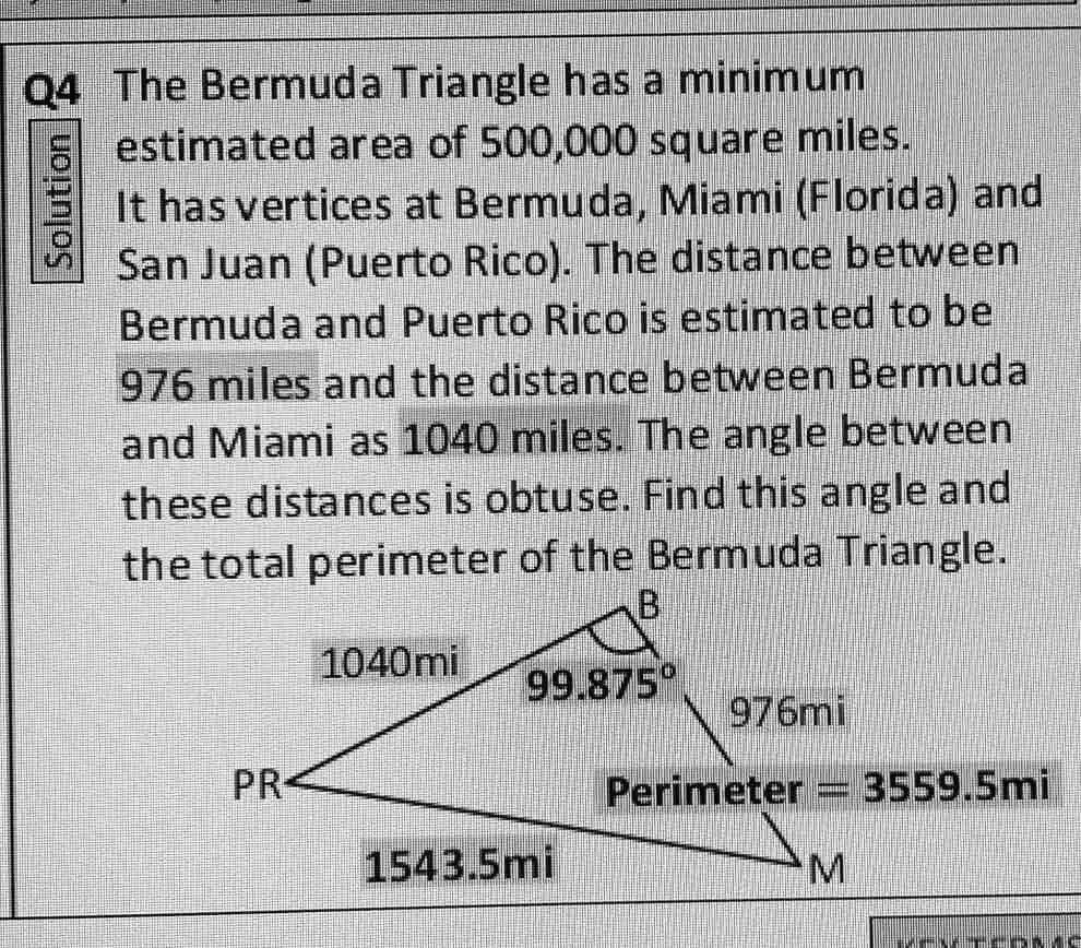 04 the bermuda triangle has a minimum estimated area of 500000 square miles 1 it has vertices at ...