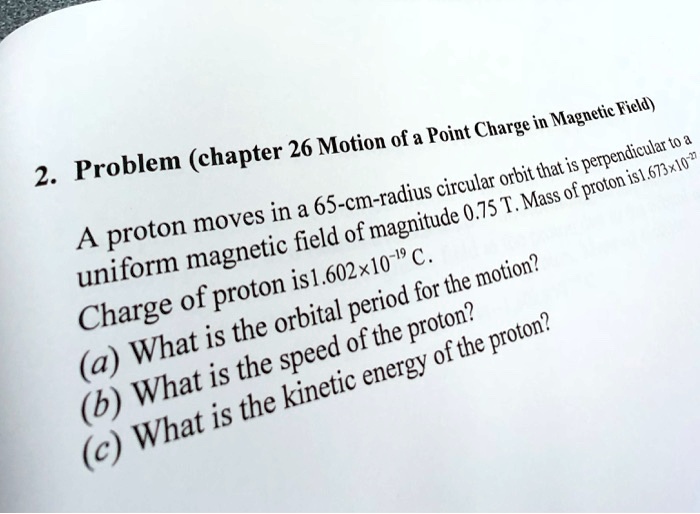 magnetie field 26 motion of a point charge in perpendicular t0 4 2 ...
