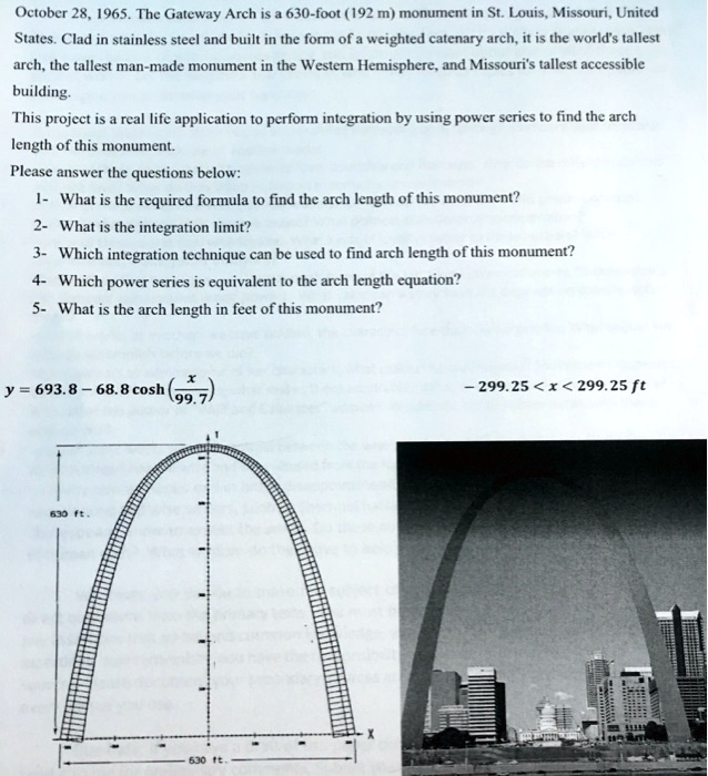 october 28 1965 the gateway arch is 630 foot 192 m monument in st louis ...