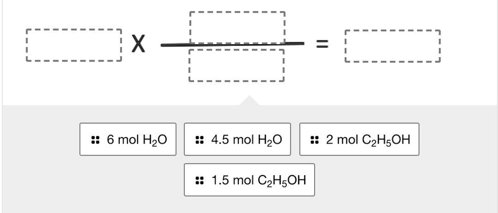 SOLVED: 'Using the balanced reaction below, drag and drop the terms ...