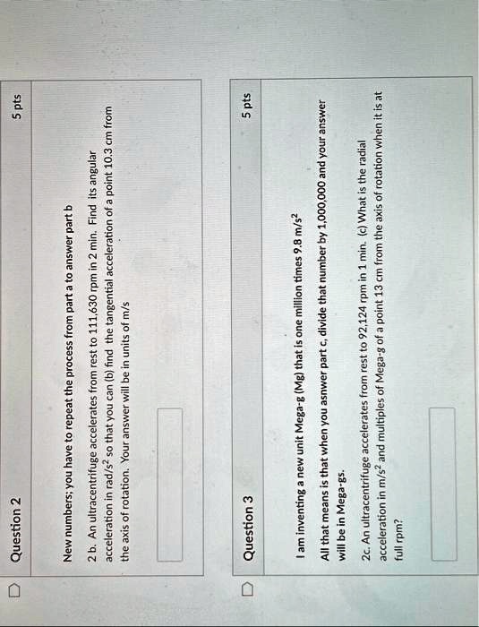 Question 2 New numbers; you have to repeat the process from part a to ...