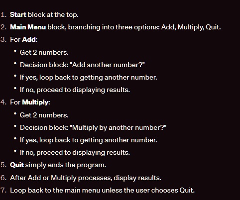 SOLVED: Draw a flow chart for the given pseudo type steps. Start block ...