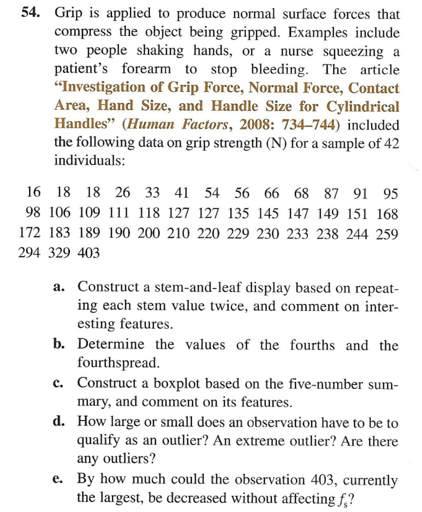 54 grip is applied to produce normal surface forces that compress the ...