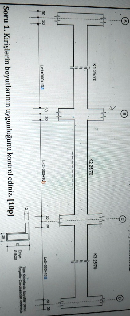 SOLVED: a) Check the conformity of the dimensions of the beams. b) If ...