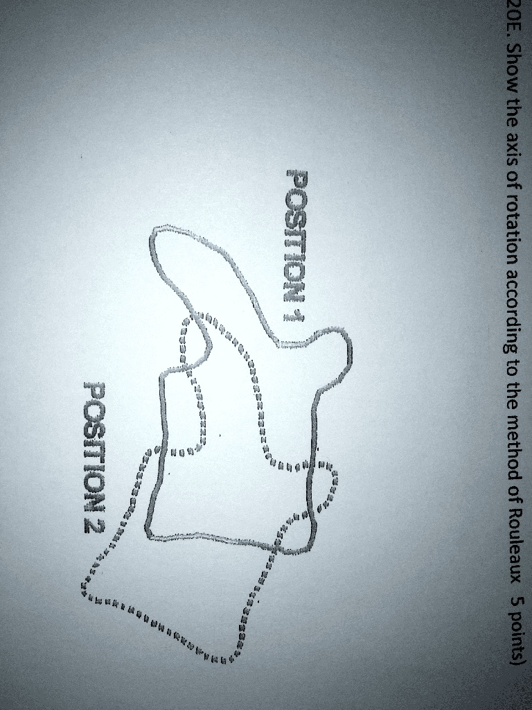 SOLVED: 'Show the axis of rotation according to the method of Rouleaux.