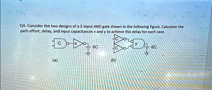 SOLVED: Q4.Consider the two designs of a 2-input AND gate shown in the following figure ...