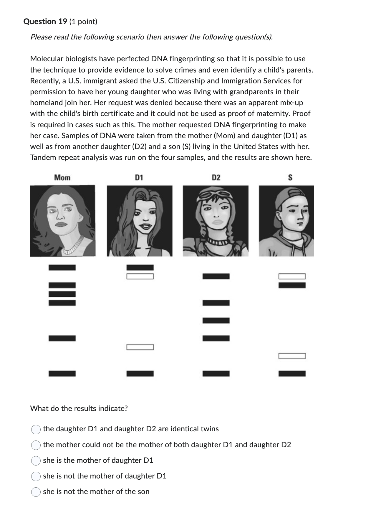 [GET ANSWER] Question 19 (1 point) Please read the following scenario ...