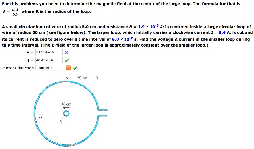 for this problem you need to determine the magnetic field at the center ...