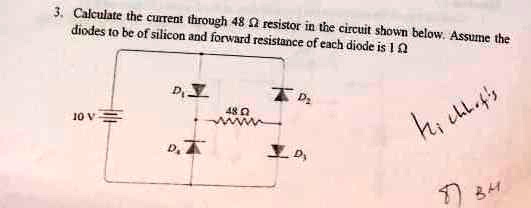 3 calculate the current through 48 resistor in the circuit shown ... 3 calculate the current through 48 resistor in the circuit shown ...