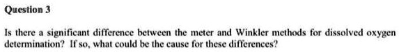 Question 3 Is there a significant difference between the meter and ...