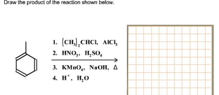 SOLVED: Draw the product of the reaction shown below; (cn;] cncl AICI ...