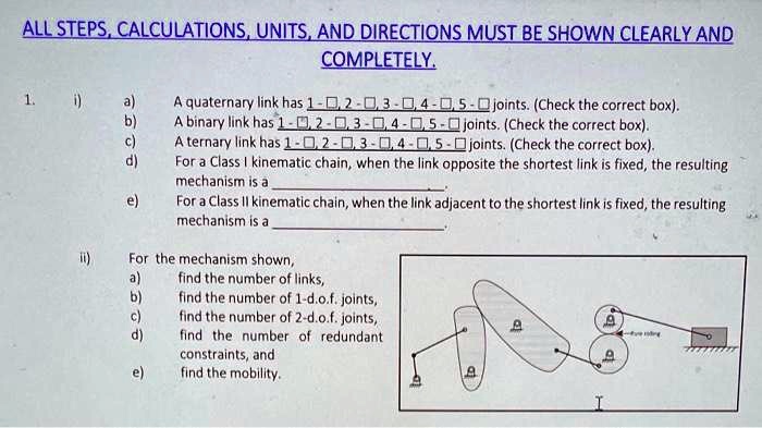 allstepscalculatiqnsunitsand directions must be shown clearly and ...