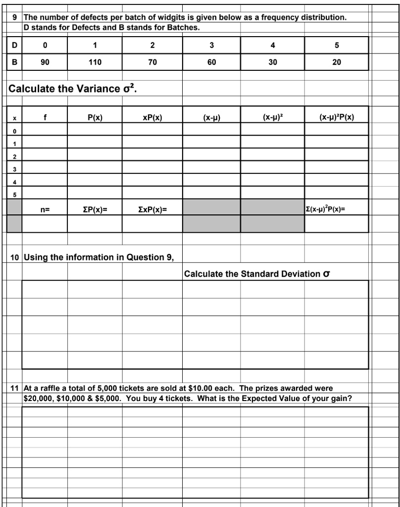 SOLVED: Please help answer numbers 9-11. Thank you. The number of ...