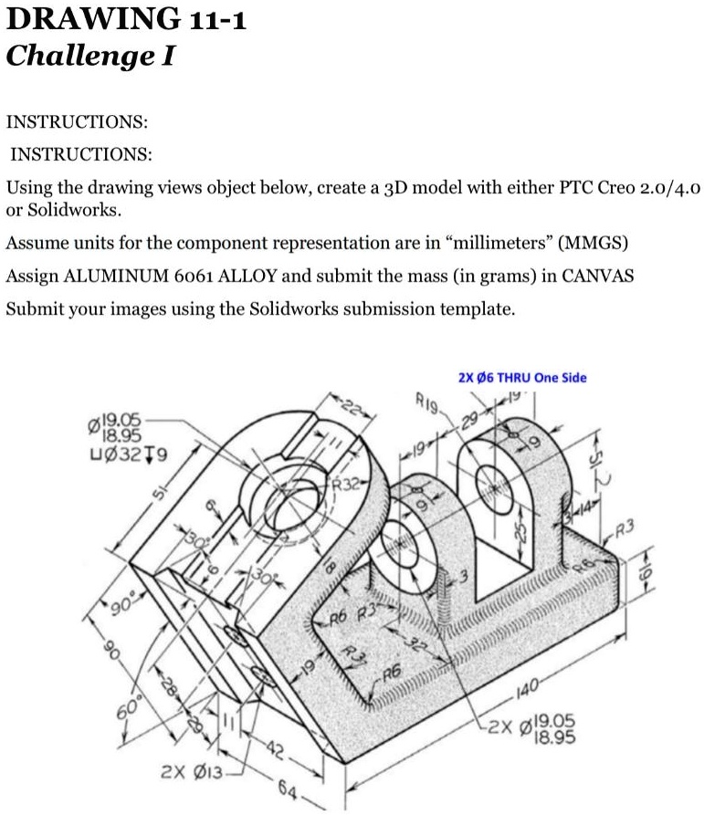 DRAWING 11-1 Challenge I INSTRUCTIONS: INSTRUCTIONS: Using the drawing ...