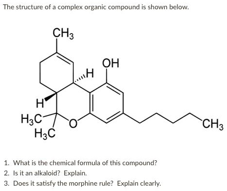 The structure of a complex organic compound is shown below. CH3 OH H H H3C O H3C 1. What is the ...