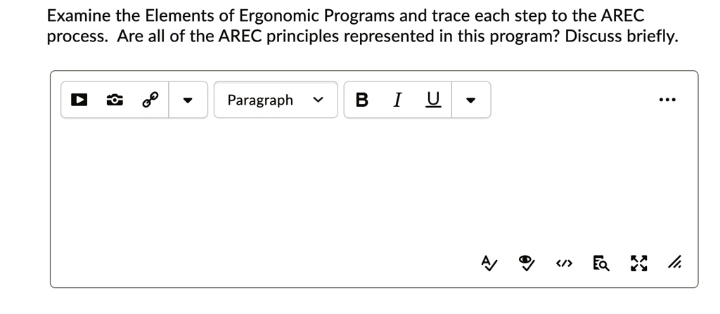 SOLVED: Please provide a site (not wiki) that provides the AREC process ...