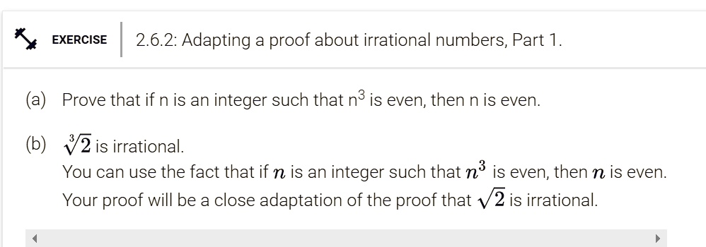 SOLVED: question b only, thanks EXERCISE 2.6.2: Adapting a proof about ...