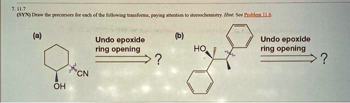 SOLVED: 7.11.7 SYNDraw the precursors for each of the following ...