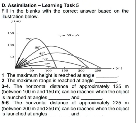 SOLVED: D. Assimilation Learning Task 5 Fill in the blanks with the correct answer based on the ...