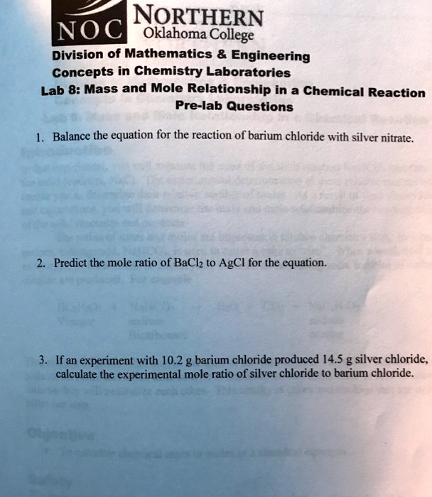 NORTHERN NOC Oklahoma College Division of Mathematics Engineering ...