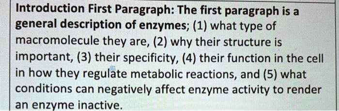 SOLVED: Introduction First Paragraph: The first paragraph is a general ...