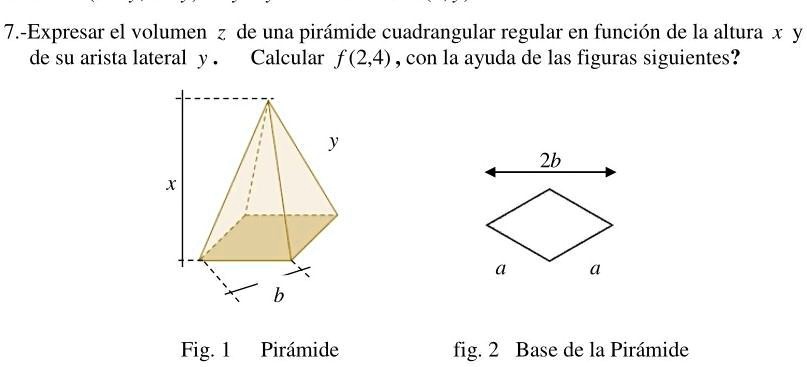 SOLVED: me ayudan en este ejercicio porfavor 7.-Expresar el volumen z ...