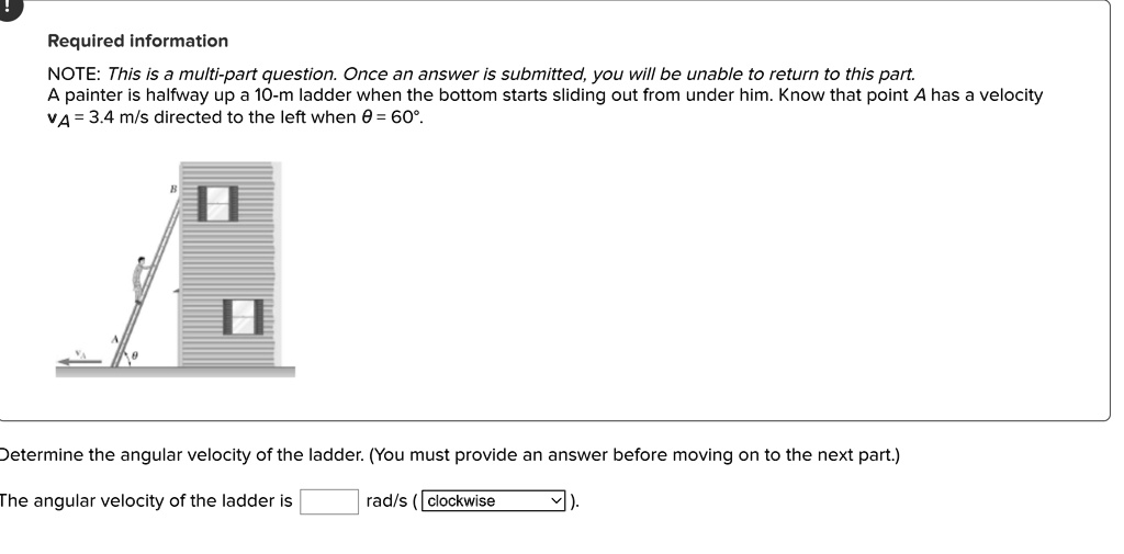 Required information NoTE: This is a multi-part question.Once an answer ...