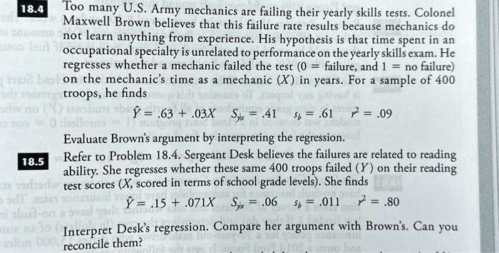 18.4 Too many U.S. Army mechanics are failing their yearly skills tests ...