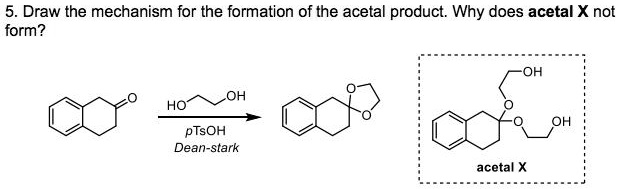 Cyclic Acetal Formation From Diol Mechanism