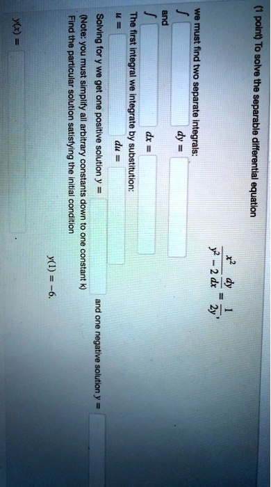 SOLVED: 1 and 8 must find polnt HL 8 Integral To solve tha (Note; you must simplify all ...