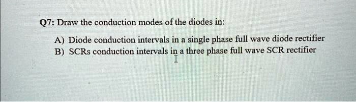 SOLVED: Please draw, do not write, only draw the conduction modes for ...