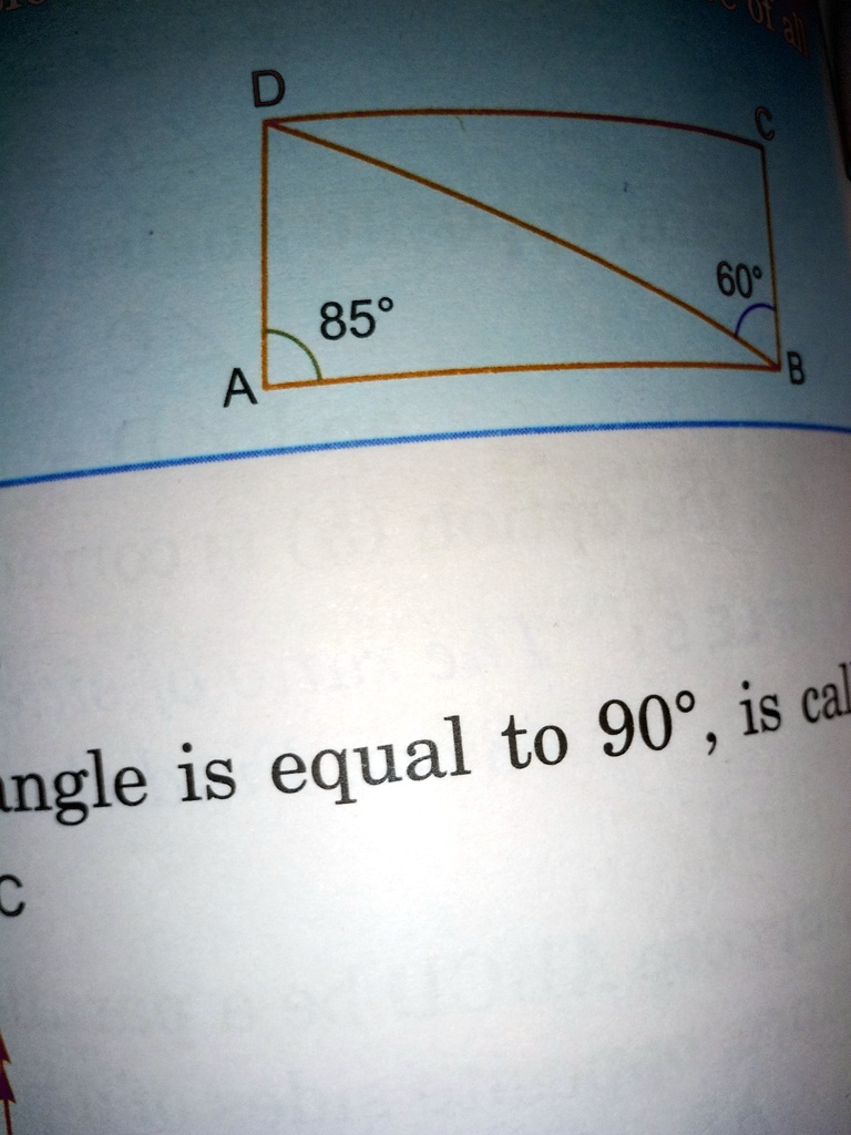 SOLVED: In the adjoining figure, ABCD is a parallelogram. If angle DAB = 60, then calculate ...