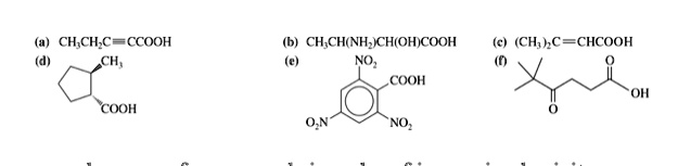 SOLVED: Just need IUPAC names please! THANK YOU CH3CH=CHCOOH CH3CH(NH2 ...