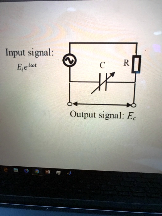 SOLVED: The following circuit is used with a variable capacitive type of transducer in measuring ...