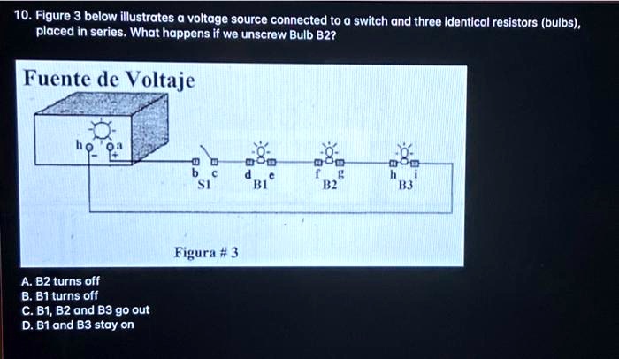 SOLVED:10. Figure 3 below illustrates voltage source connected to ...