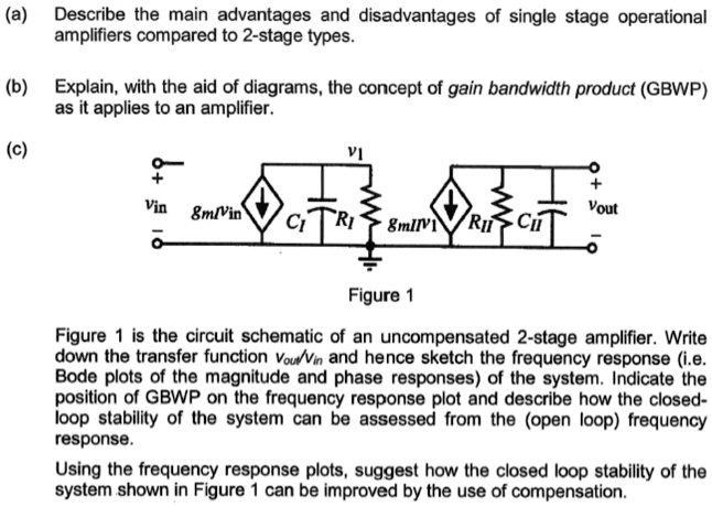 SOLVED: (a) Describe the main advantages and disadvantages of single ...