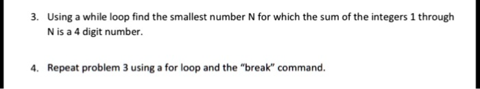 Using Matlab Code Find The Smallest Number N For Which The Sum Of The Integers 1 Through N Is A