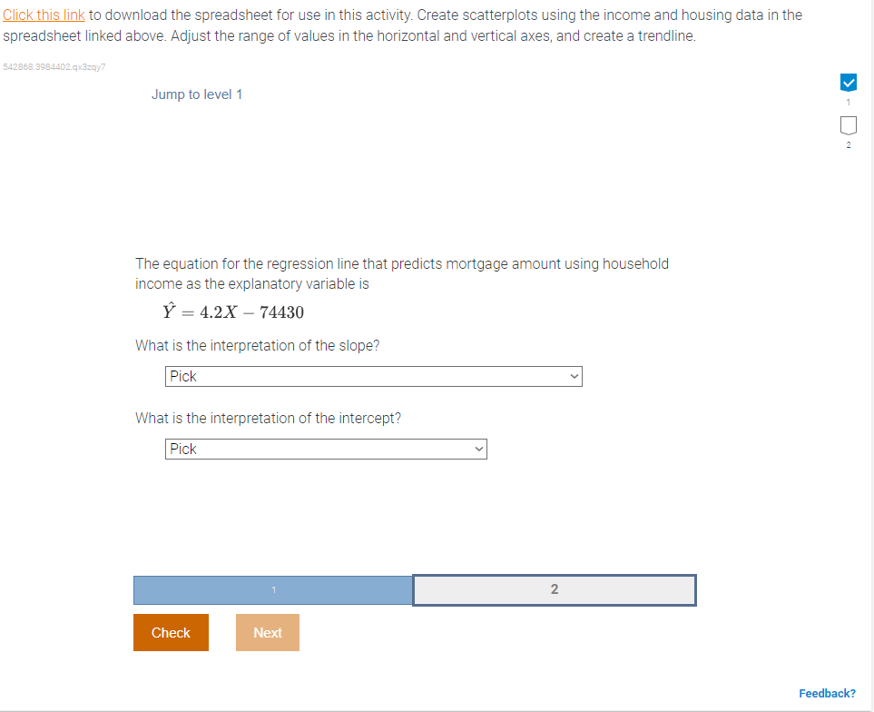 SOLVED: Click this link to download the spreadsheet for use in this activity. Create ...