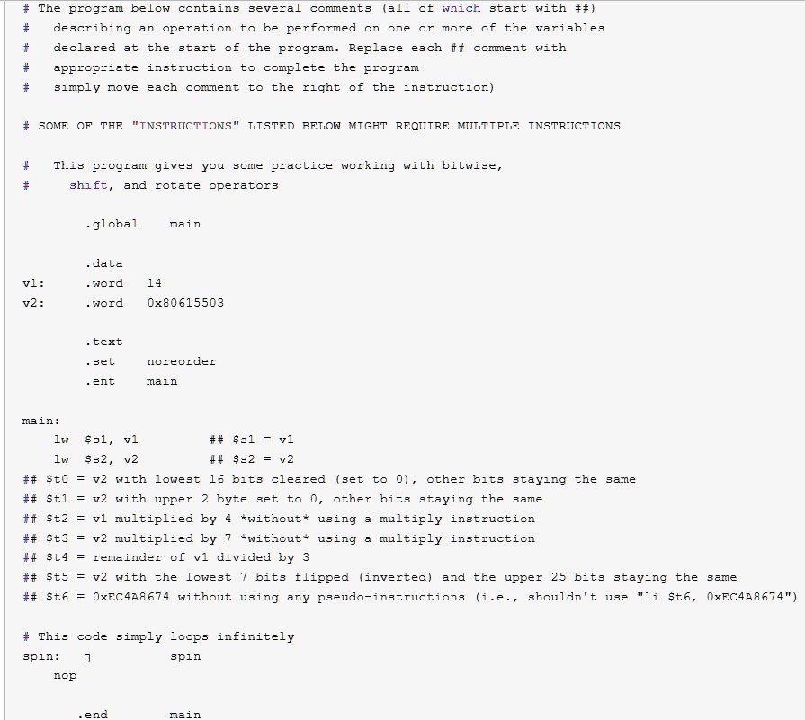 SOLVED: Texts: Assembly language — MPLAB - MIPS 32 – step-by-step ... SOLVED: Texts: Assembly language — MPLAB - MIPS 32 – step-by-step ...