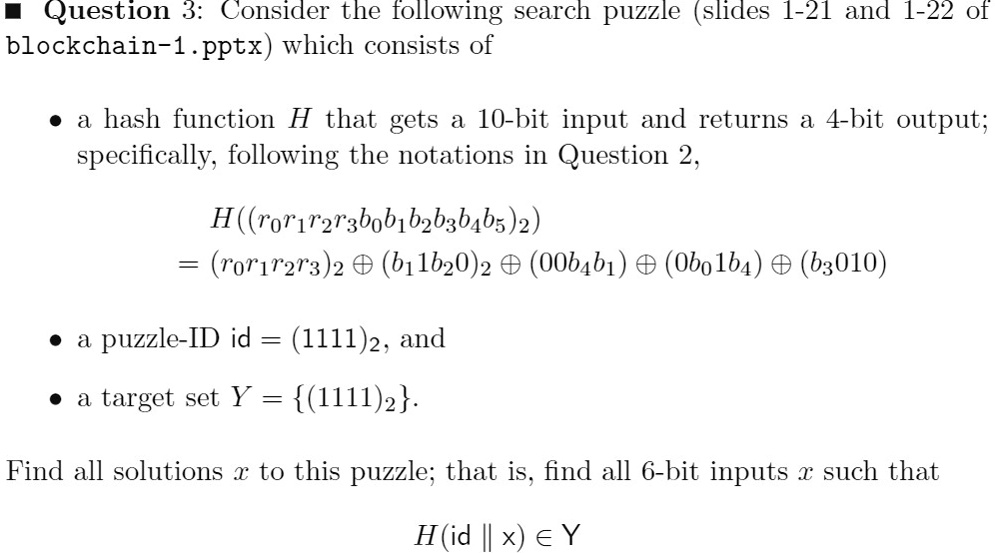Question 3: Consider the following search puzzle (slides 1-21 and 1-22 ...