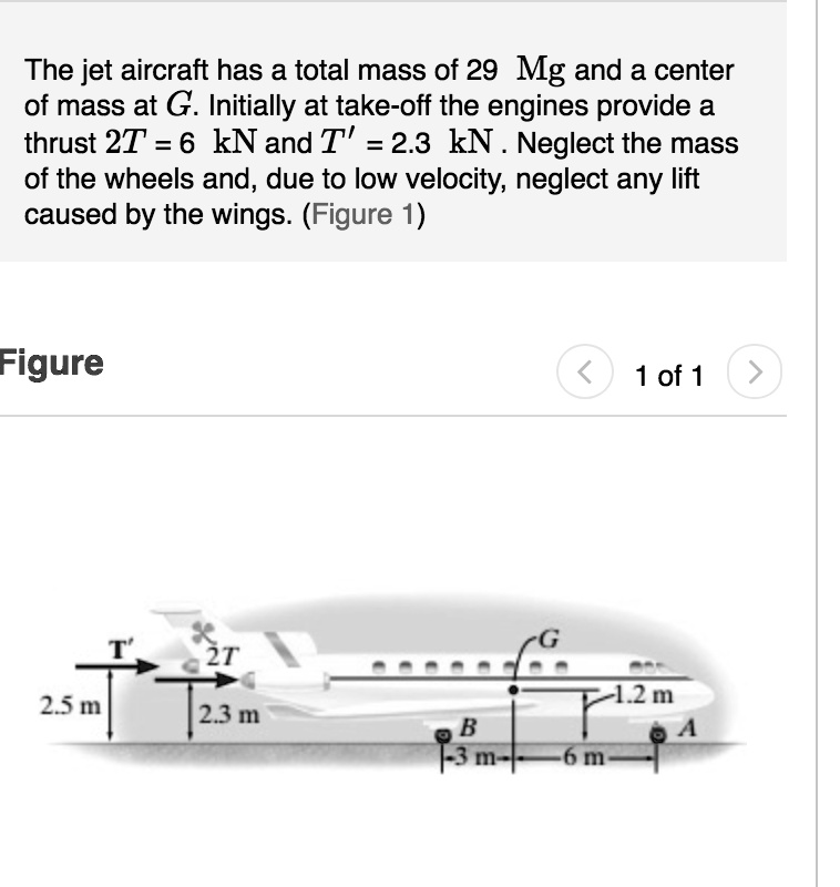 SOLVED: A) Determine the magnitude of the acceleration of the plane. B ...