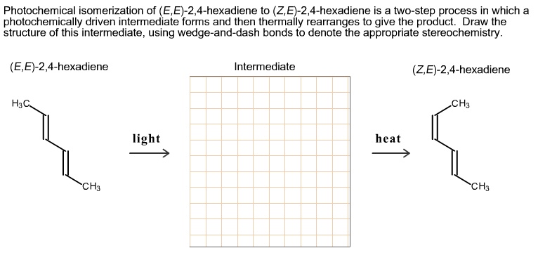Photochemical isomerization of (E,E)-2,4-hexadiene to (Z,E)-2,4 ...