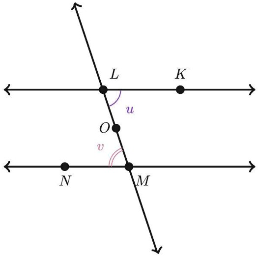 SOLVED: 'KL and MN are parallel lines. O is the midpoint of segment LM. Which transformation of ...